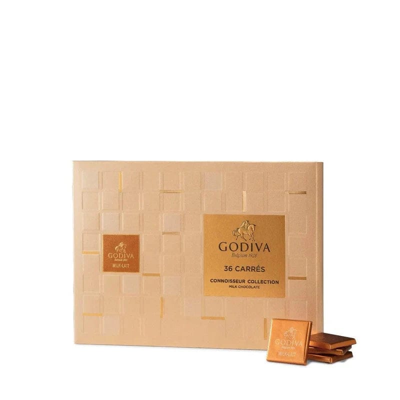 Godiva Milk Chocolate Carres, 36pc