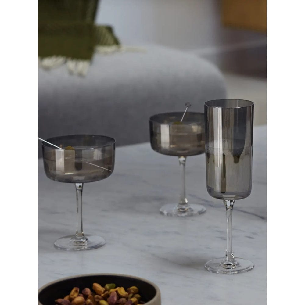 LSA International Lunar Champagne Flute 210ml, Set of 2