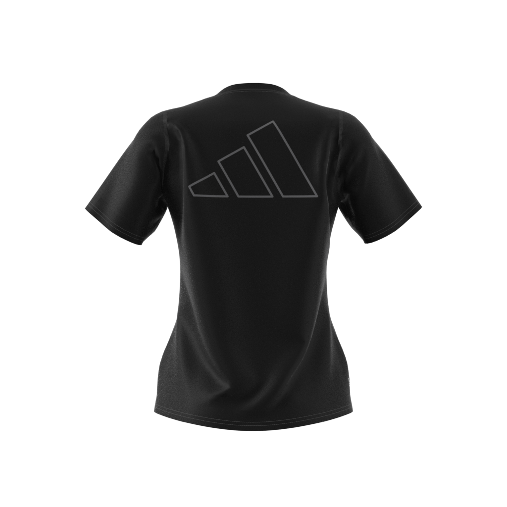 Adidas Women's Run Icons Tee In Black