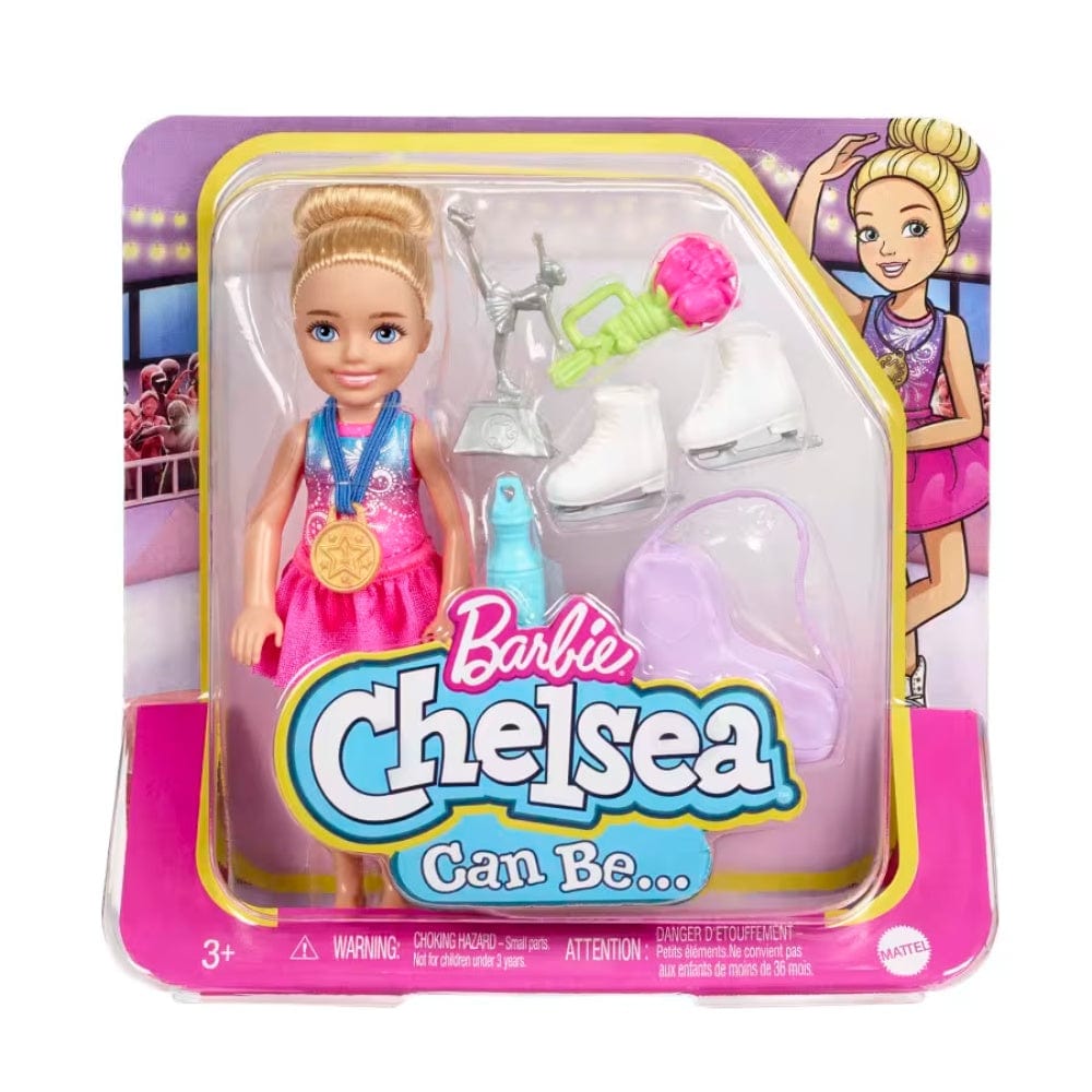 Barbie Chelsea Doll and Accessories, Can Be Career-Themed Small Dolls(