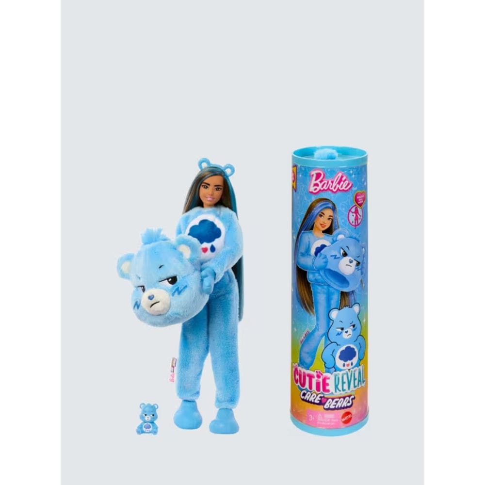 Barbie Cutie Reveal Care Bear Doll In Blue