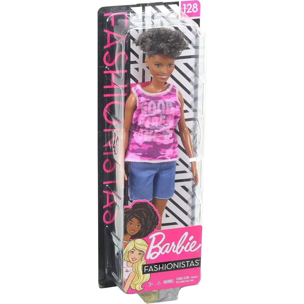 Barbie Fashionistas Doll “Good Vibes Only” Camo Tank