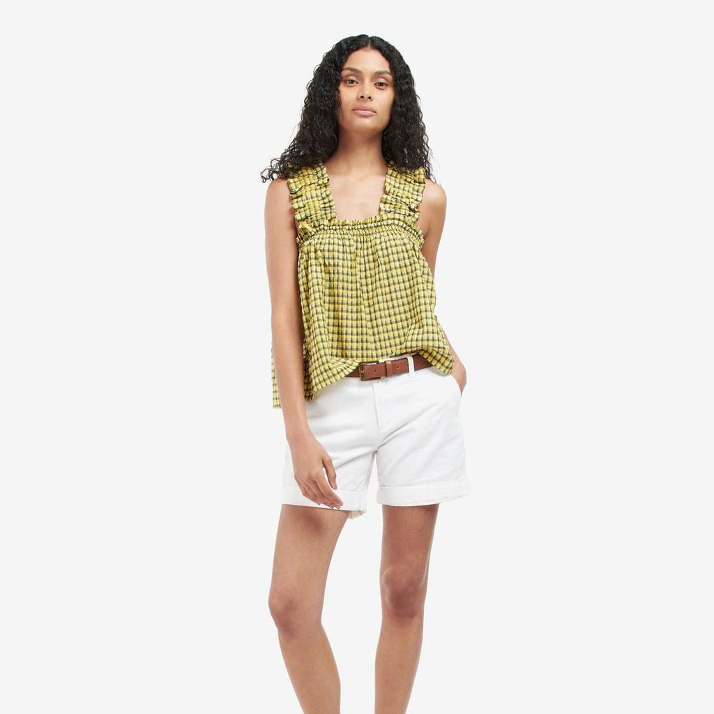 Barbour Addison Top Yellow