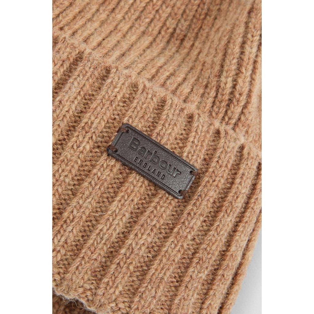 Barbour Carlton Beanie In Military Brown
