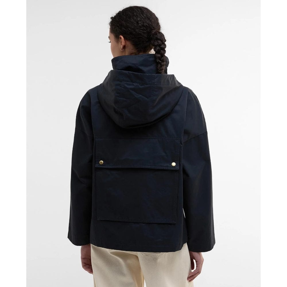 Barbour Cecile Showerproof Jacket In Dark Navy
