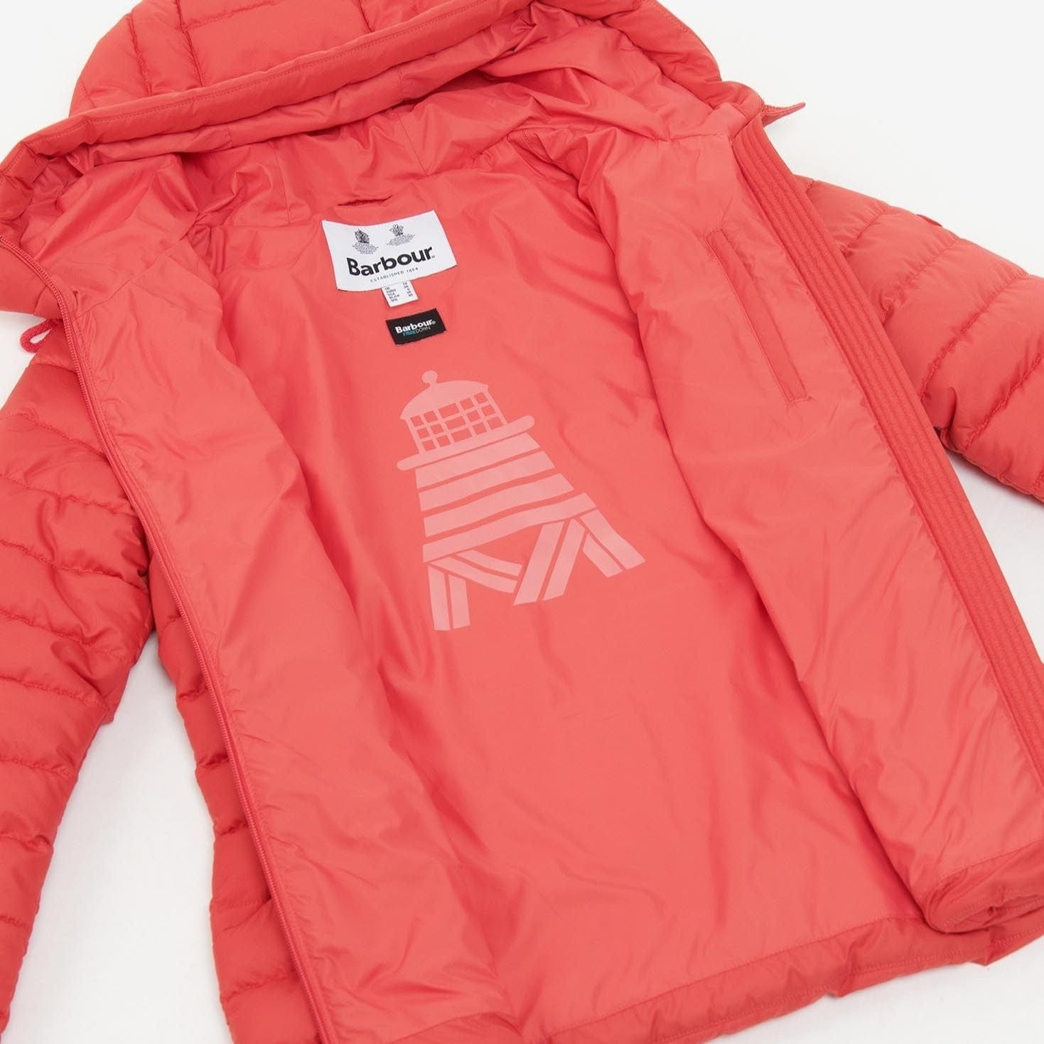 Barbour Coraline Quilted Jacket Coral