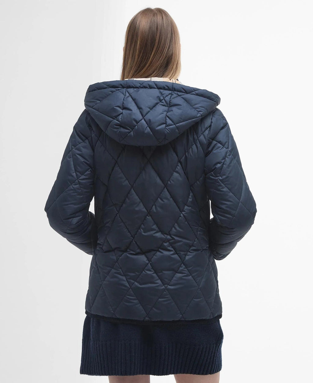 Barbour Erin Puffer Jacket In Navy