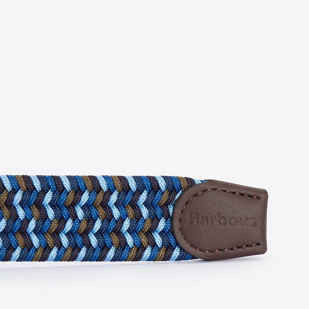 Barbour Kildare Webbing Belt in Berwick Blue