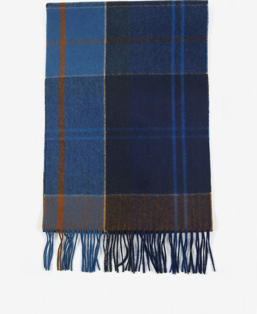 Barbour Lambswool Tartan Scarf Midnight