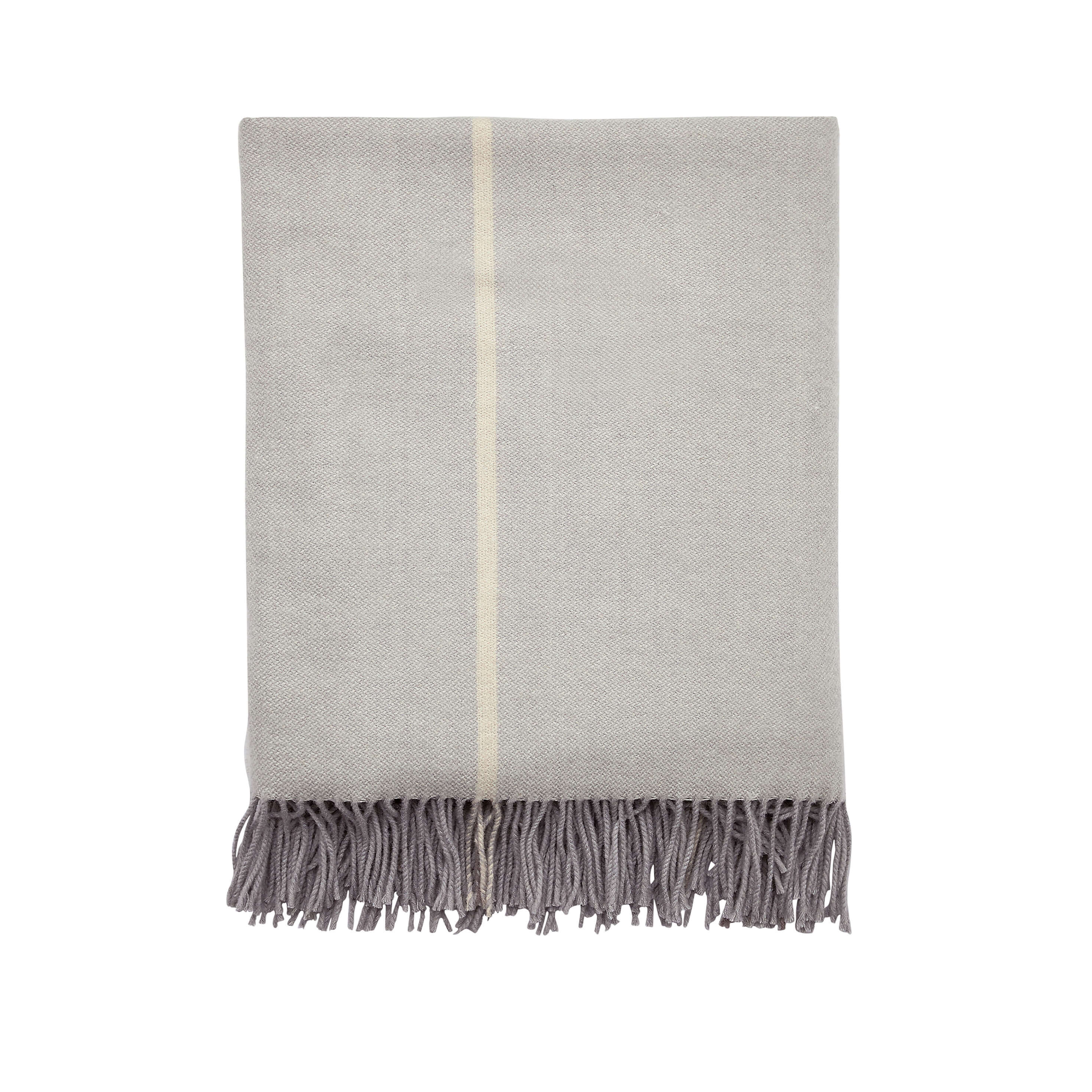 Bedeck of Belfast Asha Woven Throw in Grey