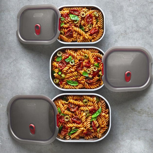 Black & Blum Microwaveable Steel Multi Function Lunch Box Small