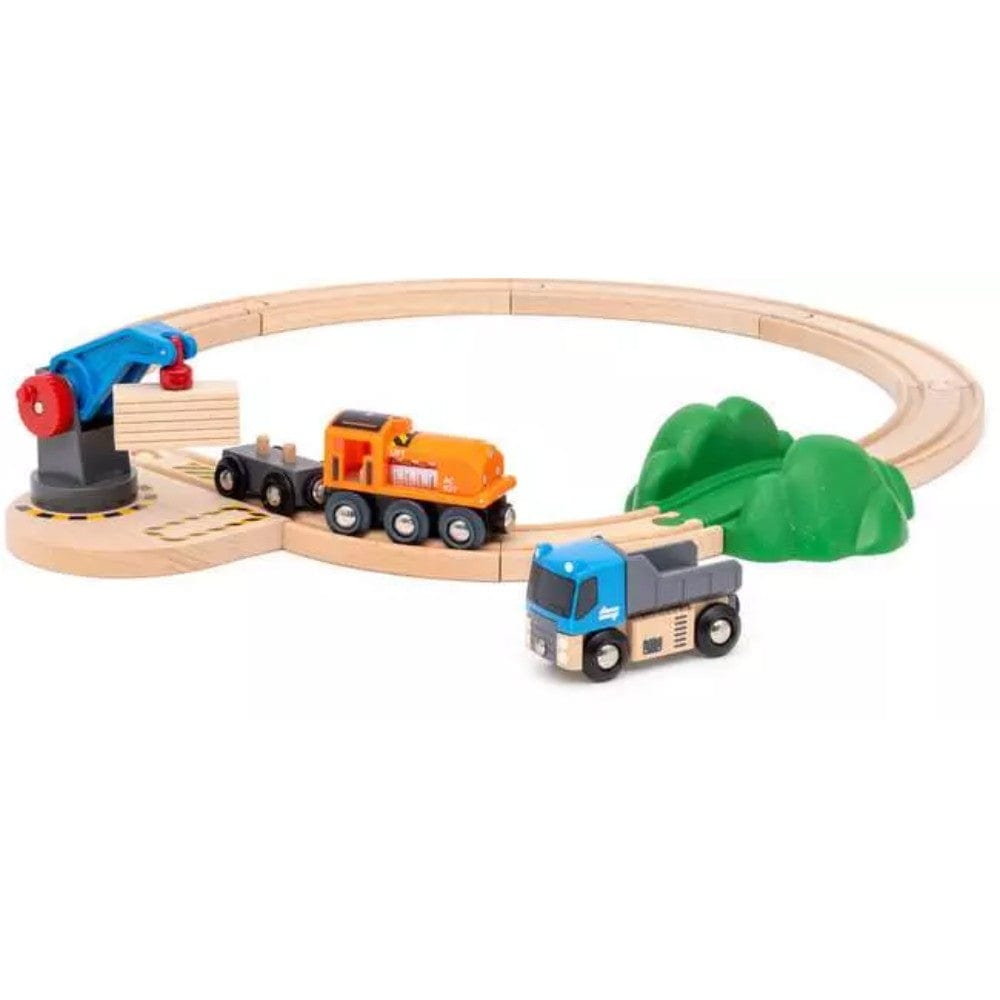 BRIO World Train Set Starter Lift & Load Set