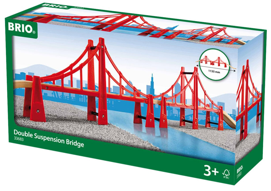BRIO World Double Suspension Bridge