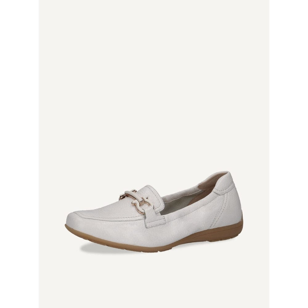 Caprice Slipper In White Deer