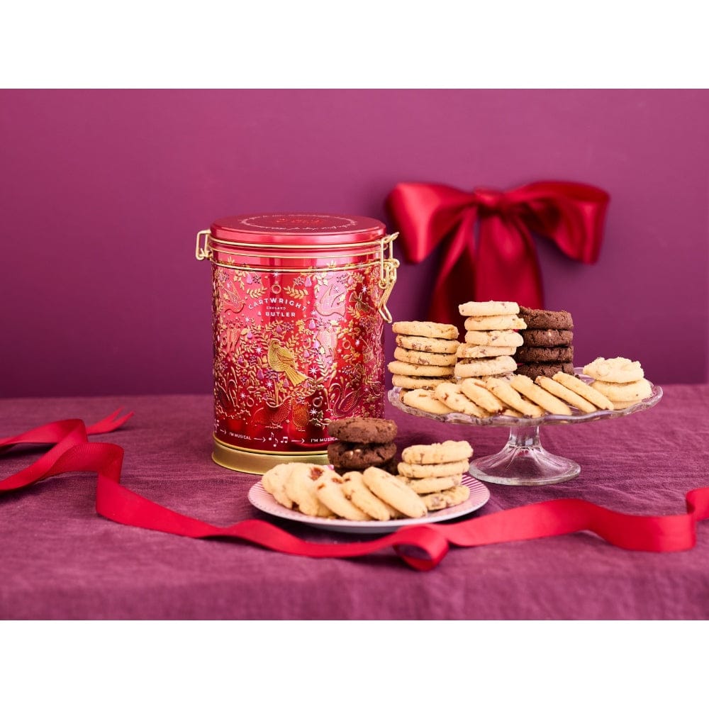 Cartwright & Butler 12 Days of Christmas - Biscuits in Musical Barrel