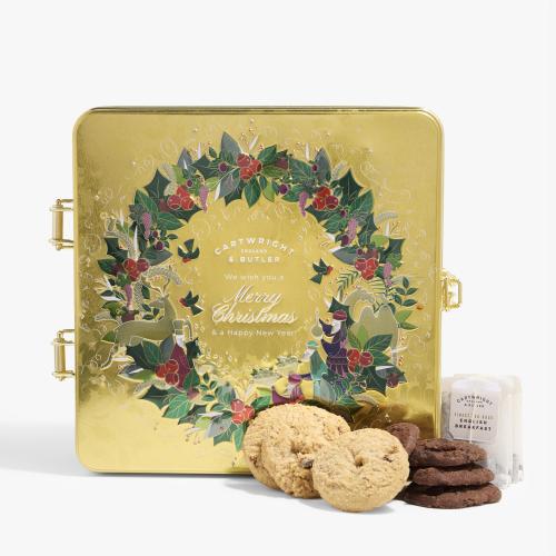 Cartwright & Butler Merry Christmas Teatime Selection Tin