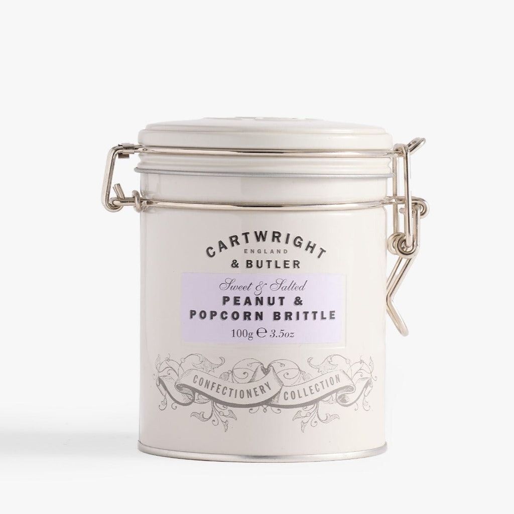 Cartwright & Butler Peanut & Popcorn Brittle in Tin