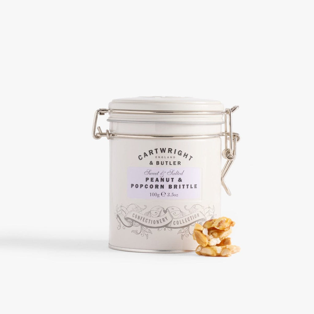 Cartwright & Butler Peanut & Popcorn Brittle in Tin