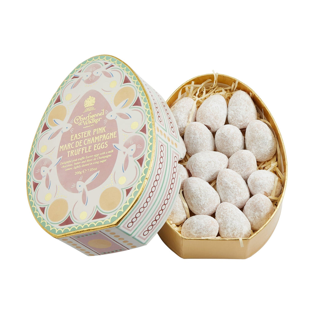 Charbonnel et Walker Easter Egg Shape Pink Marc De Champ Truffles