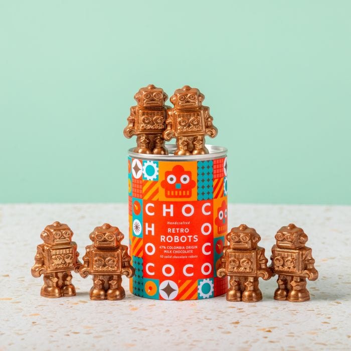 Chococo Capsule Of Milk Chocolate Robots