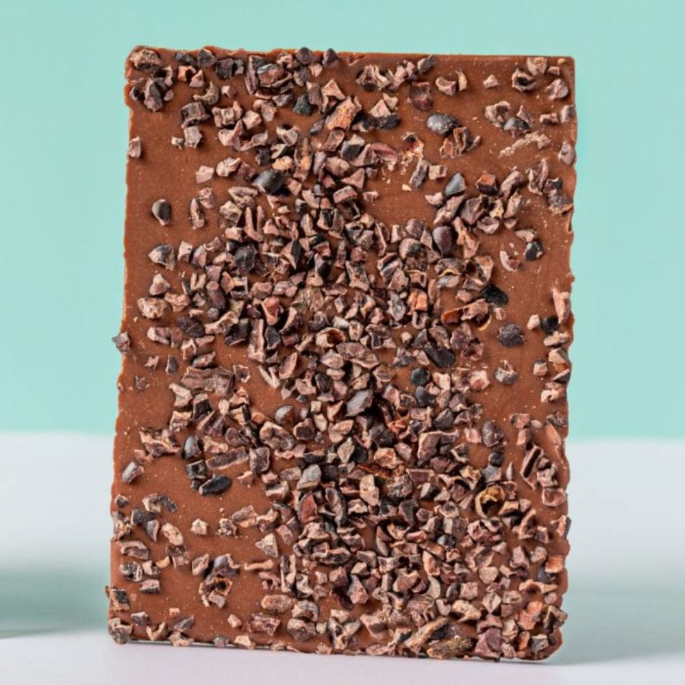 Chococo Nothing But Nibs 47% Milk Chocolate Bar With Cocoa Nibs