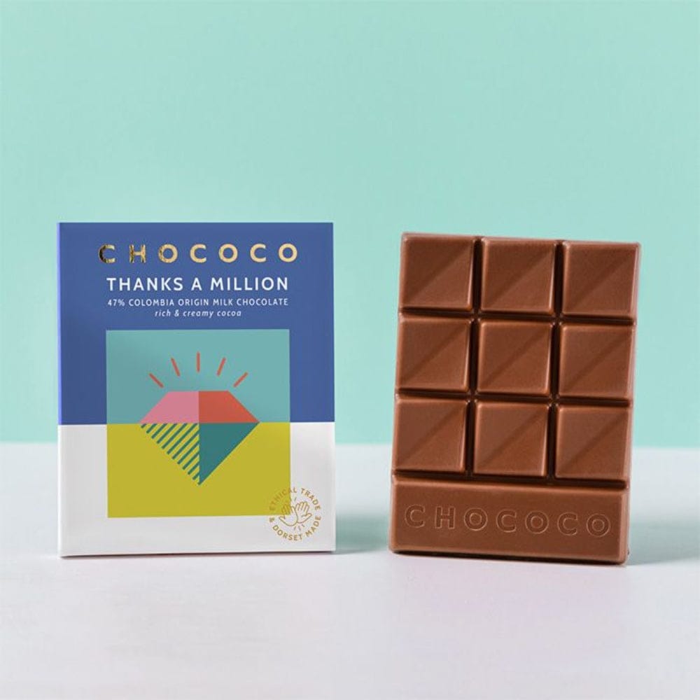 Chococo Thanks A Million 47% Milk Chocolate Bar