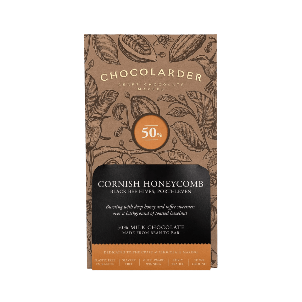 Chocolarder Cornish Honeycomb Milk Chocolate 70g