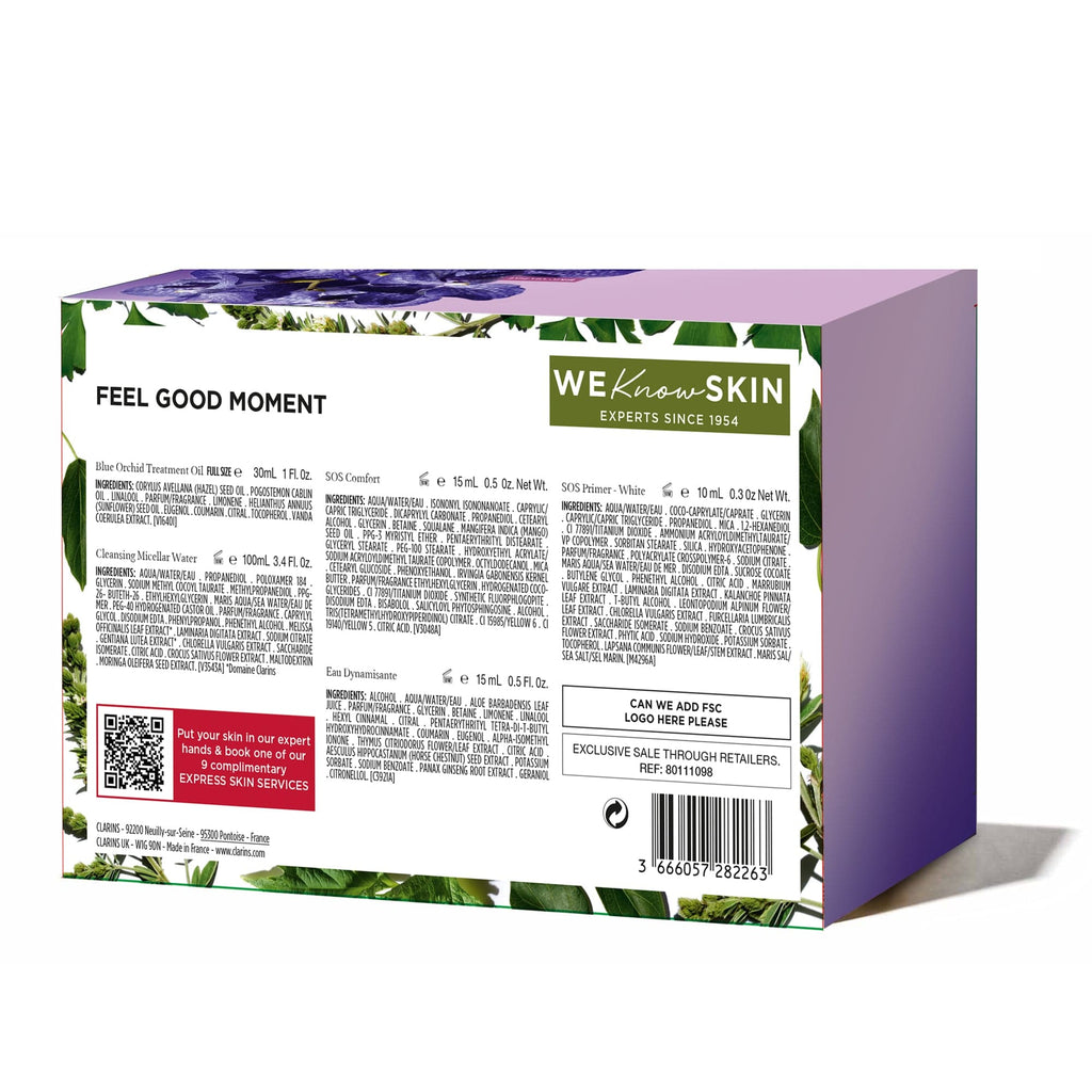 Clarins We Know Skin Feel Good Moment Kit Worth £75