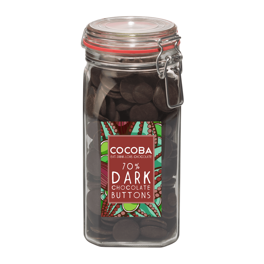 Cocoba 70% Dark Chocolate Buttons 900g