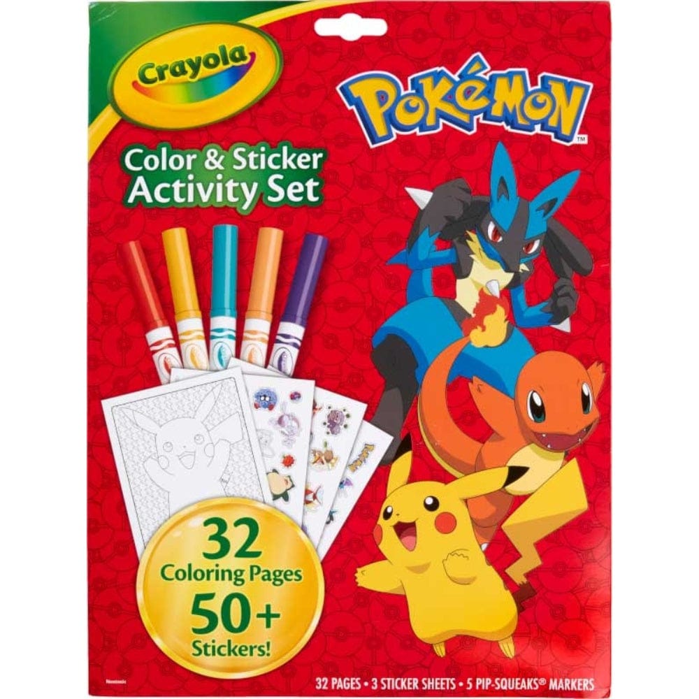 Crayola Pokemon Colour And Activity Set