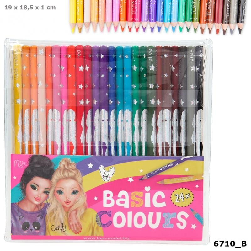 Topmodel Colour Pencils 24 Colours