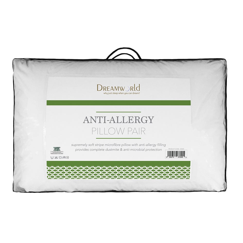 Dreamworld Luxury Soft Stripe Pillow Pair