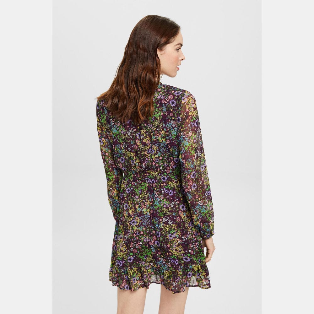 Esprit Woven mini dress with floral pattern