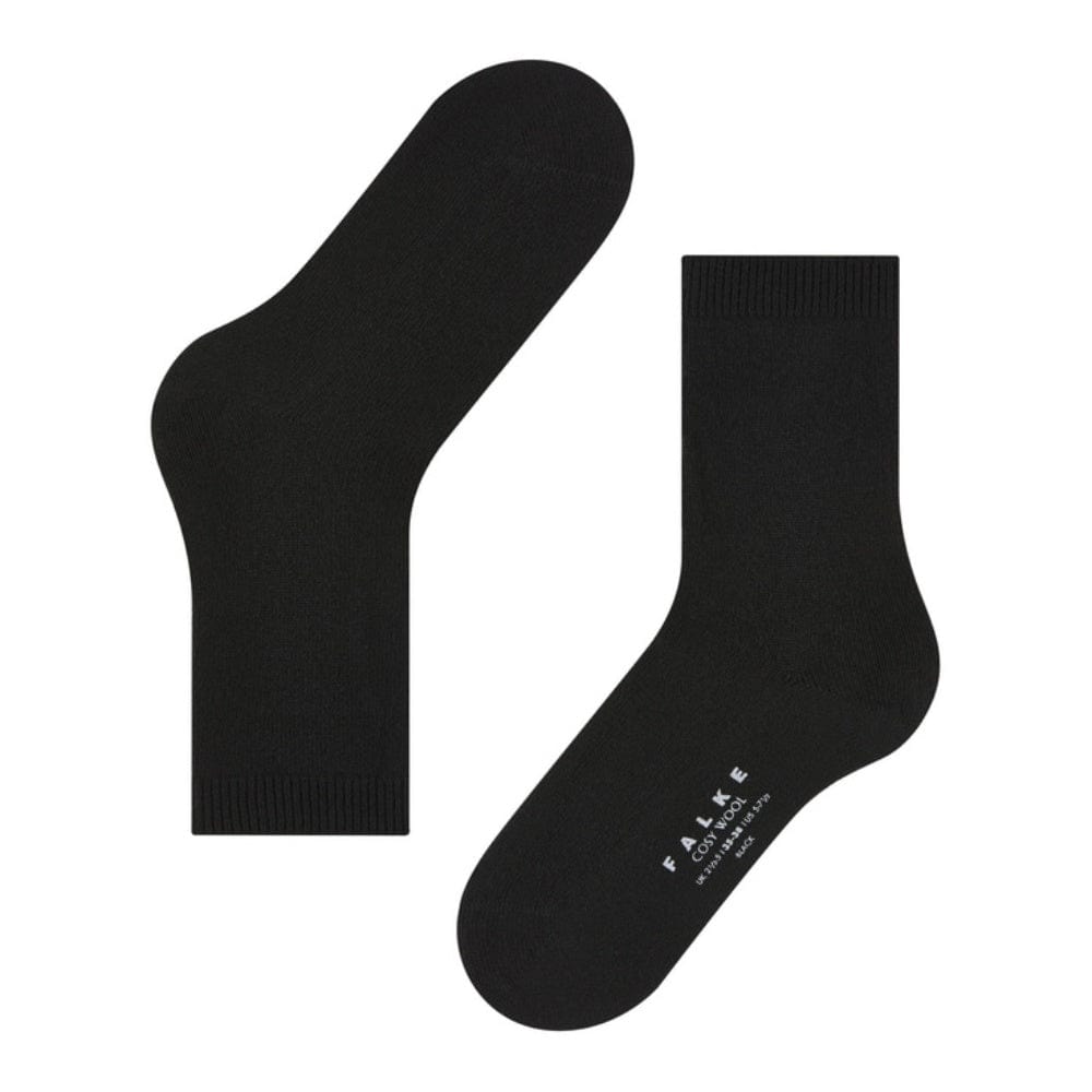 FALKE Cosy Wool Sock In Black