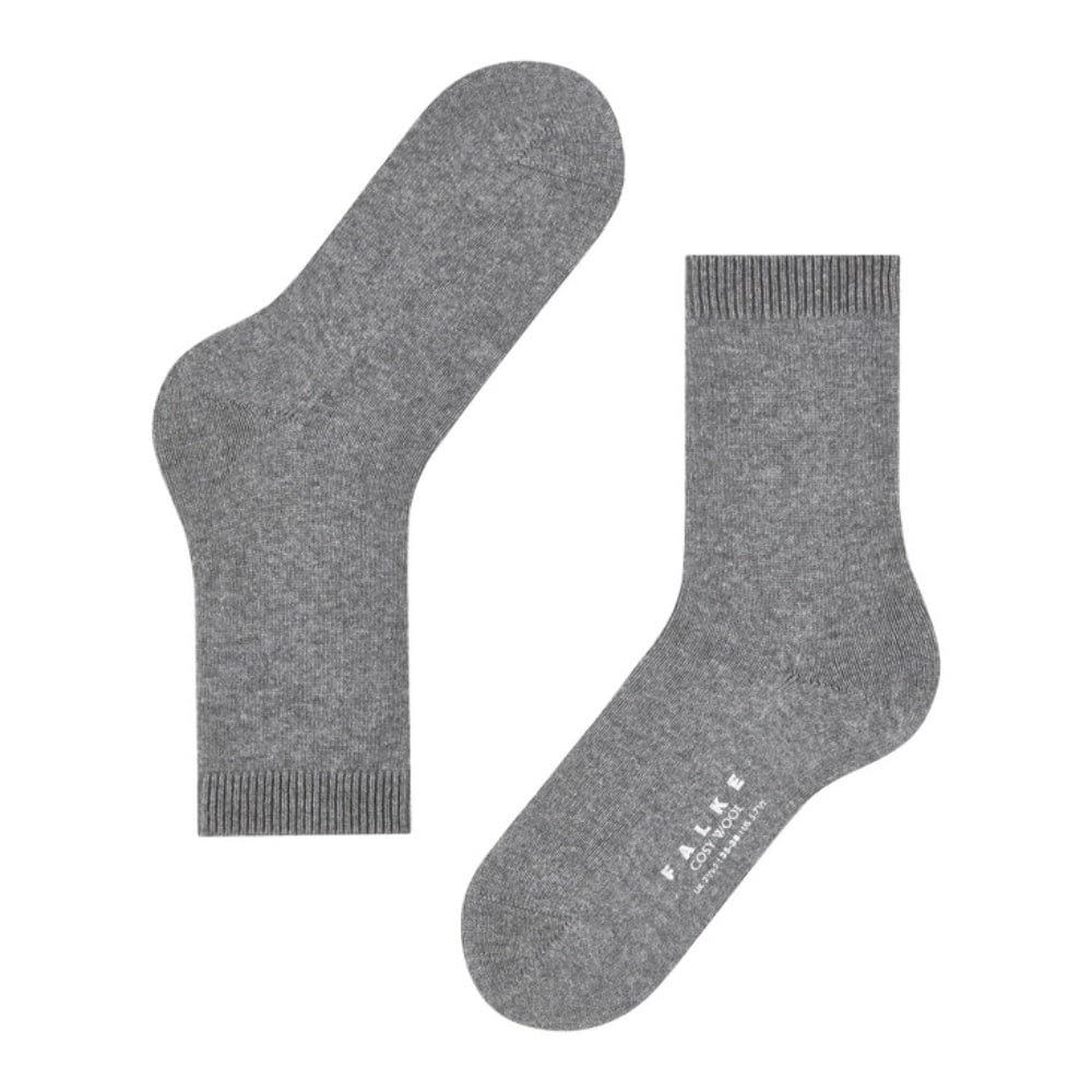 FALKE Cosy Wool Sock In Light Grey