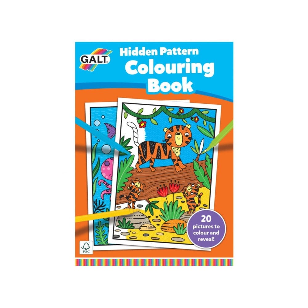 GALT Hidden Pattern Colouring Book