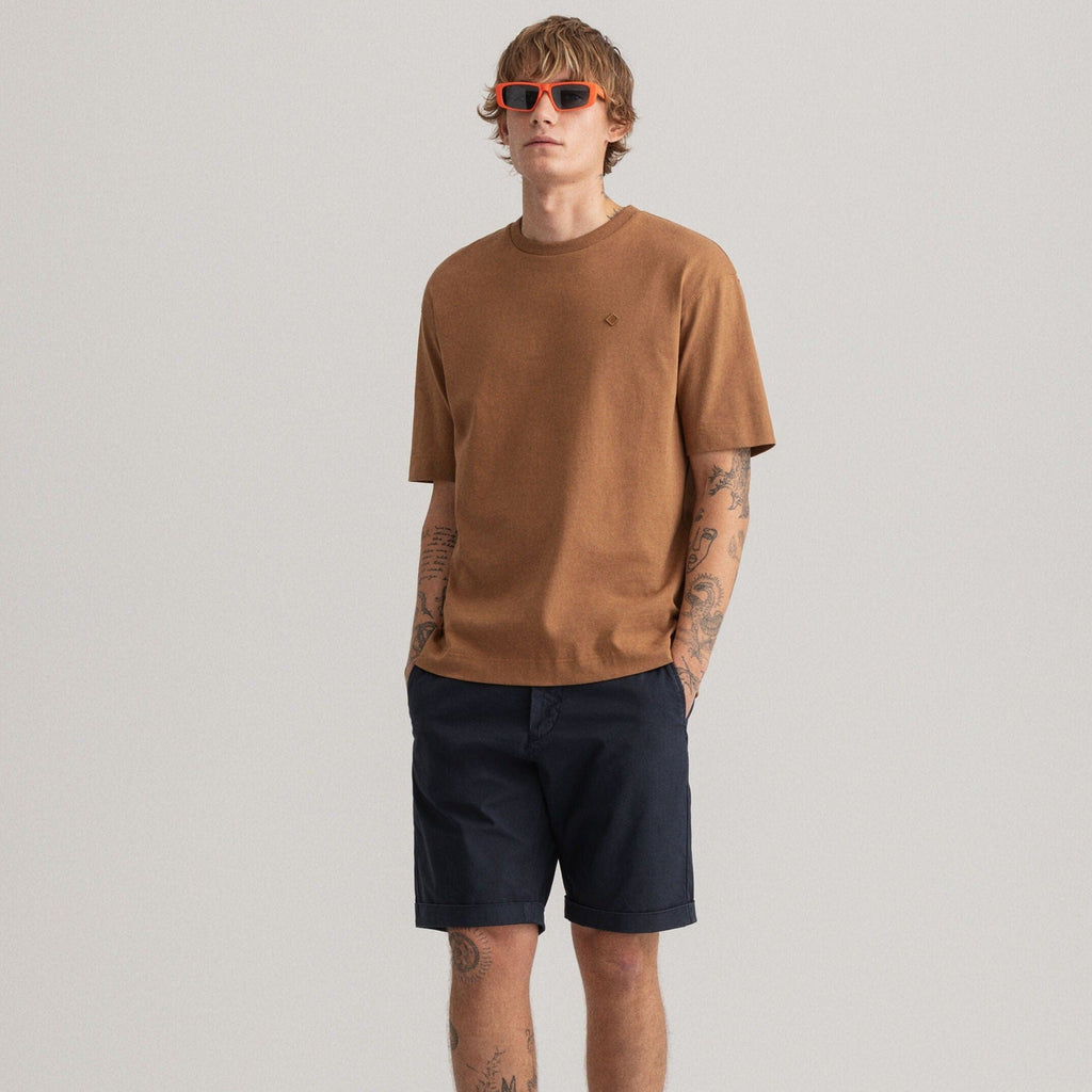GANT Allister Regular Fit Sun-faded Shorts in Marine