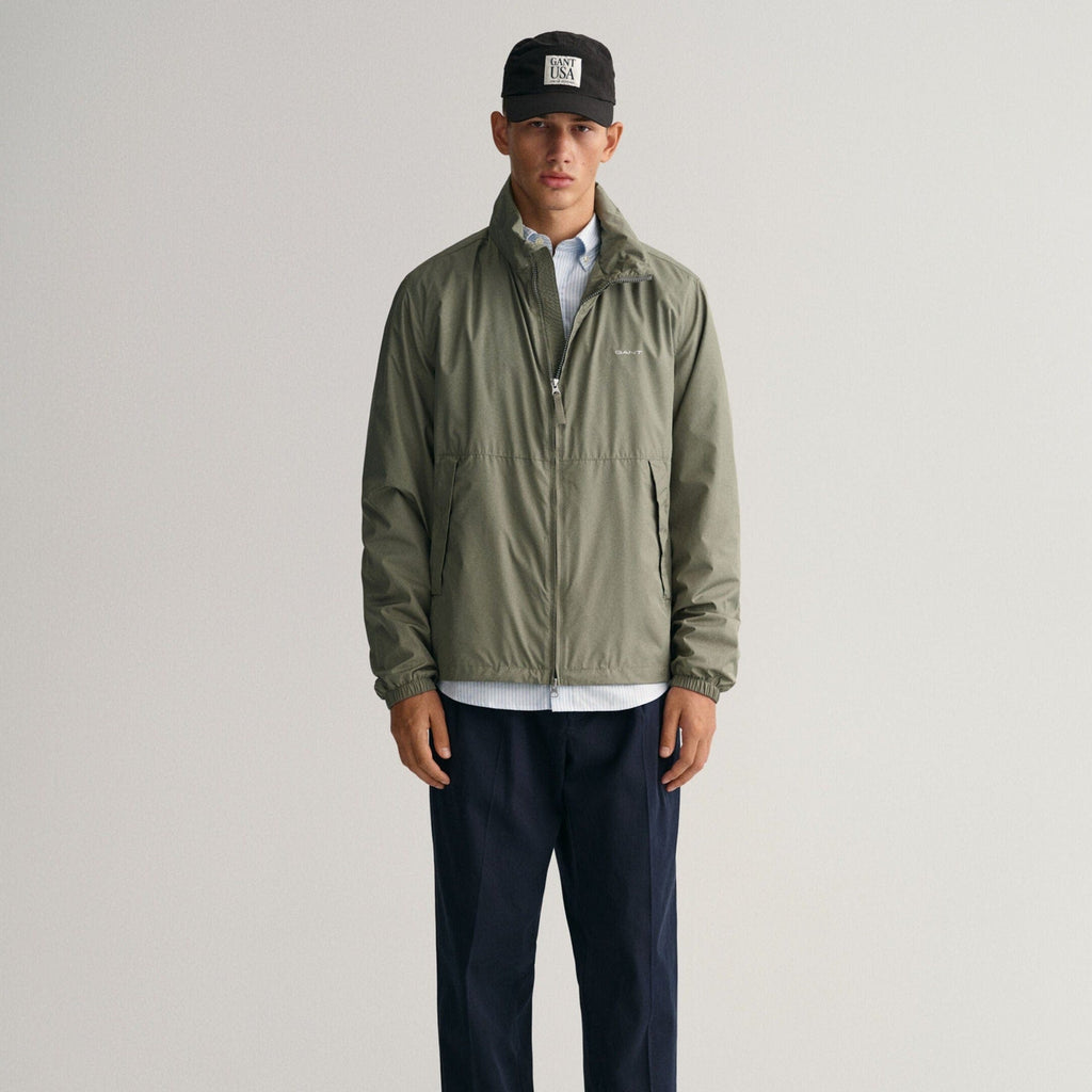 GANT Light Windshielder Jacket Green Ash