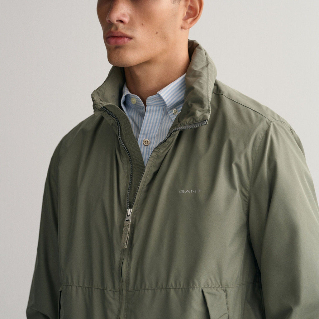GANT Light Windshielder Jacket Green Ash