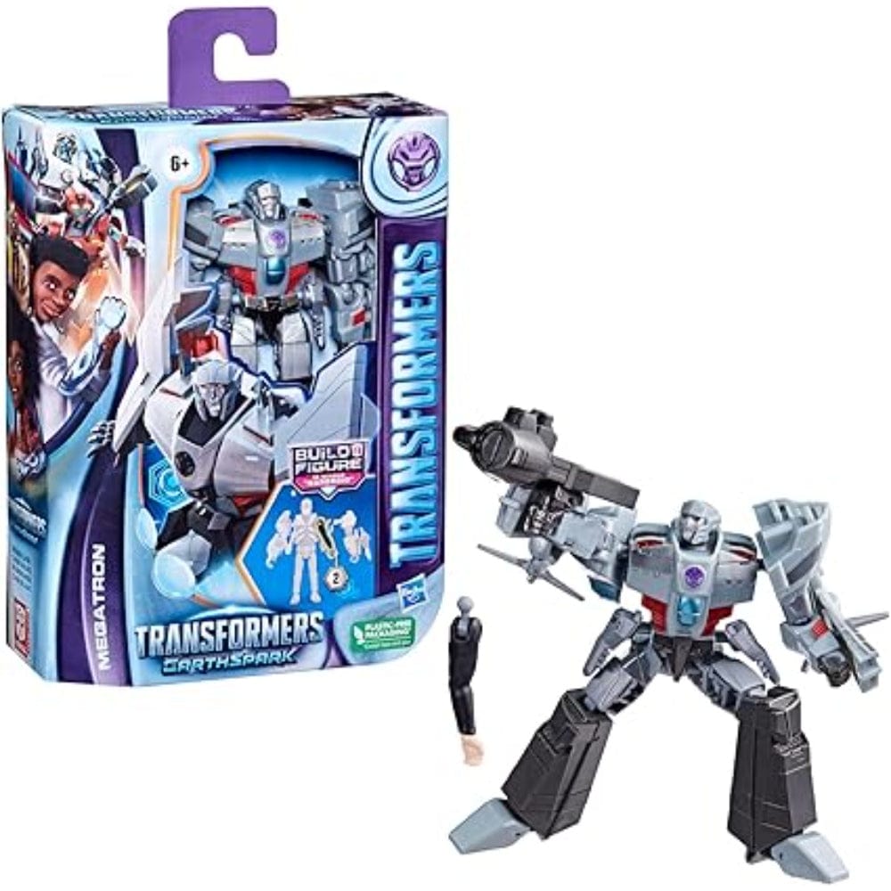 Transformers Toys EarthSpark Deluxe Class Megatron Action Figure