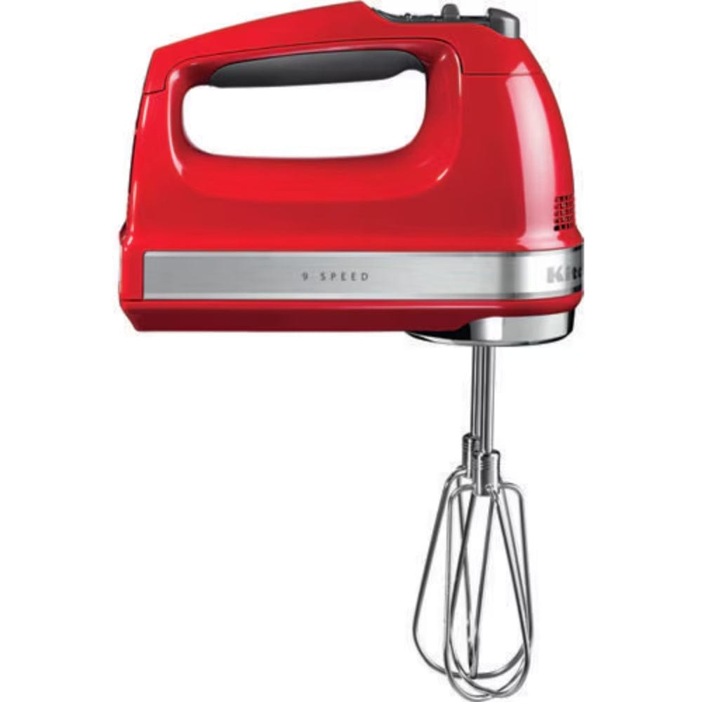KitchenAid 9 Speed Hand Mixer Empire Red