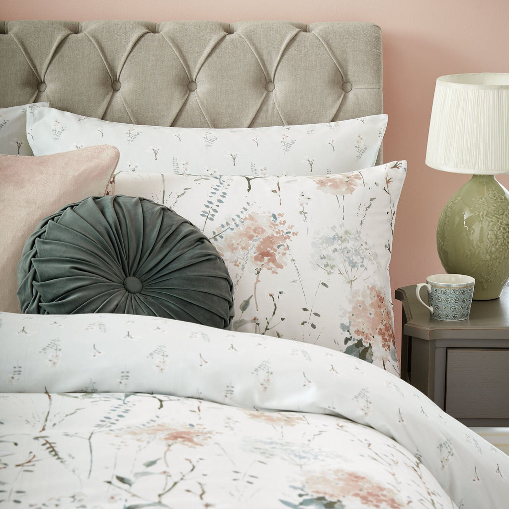 Laura Ashley Pallington Bloom King Duvet Set In Plaster Pink