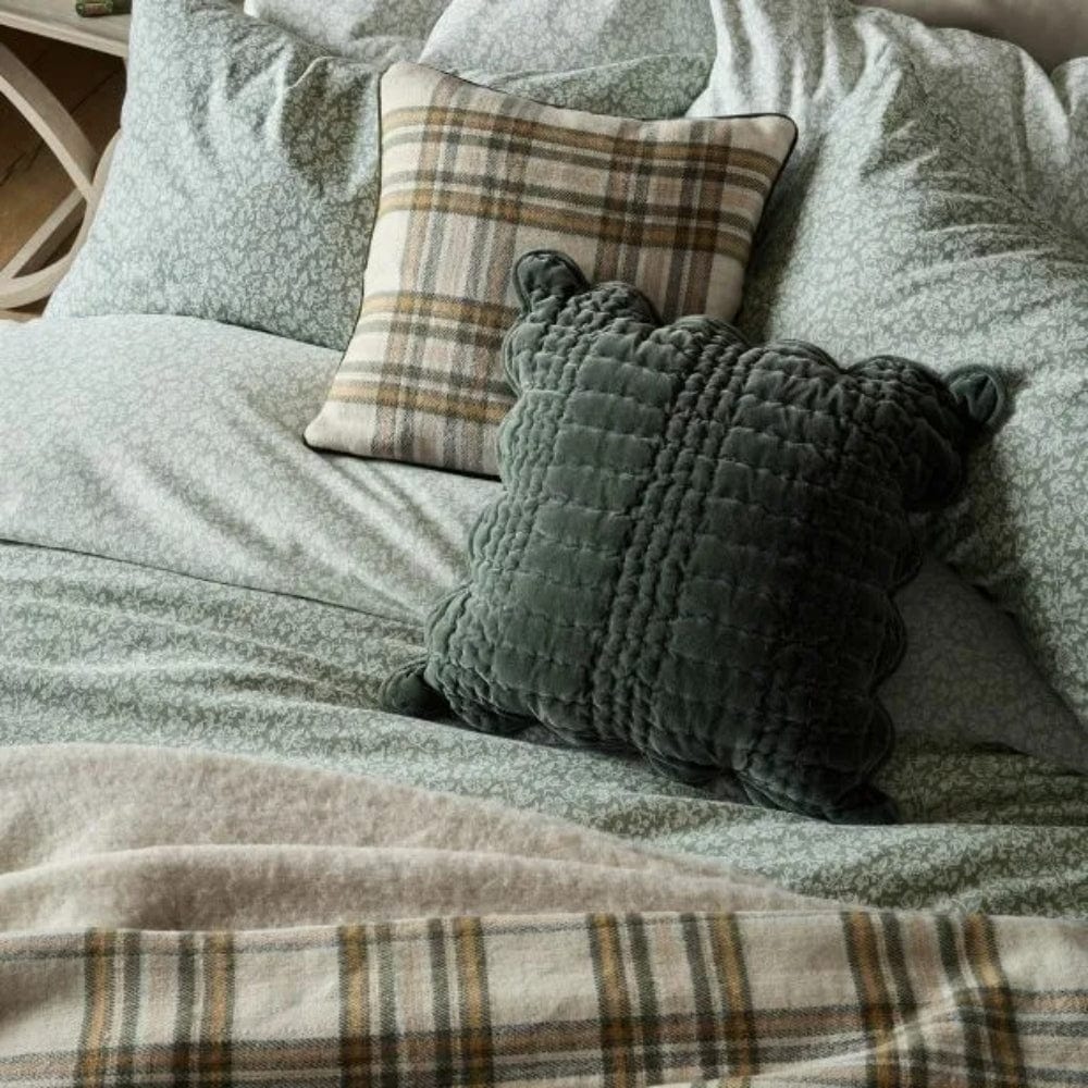 Laura Ashley Sweet Alyssum Double Duvet Set In Sage