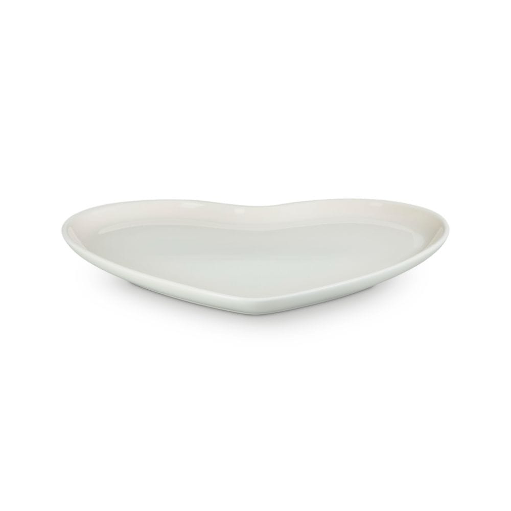 Le Creuset 32Cm Heart Serving Platter Meringue
