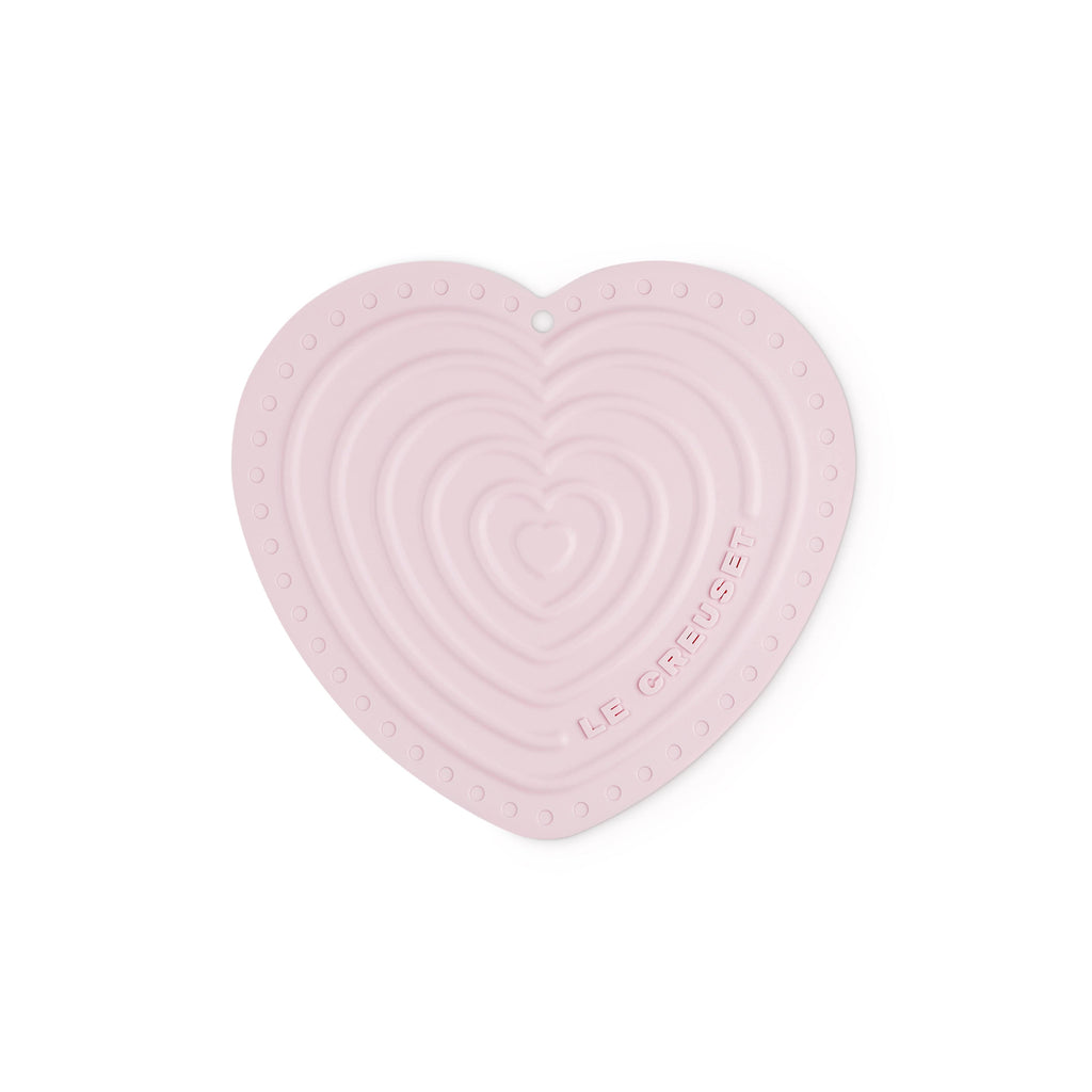 Le Creuset Silicone Heart Counter Protector Powder Pink