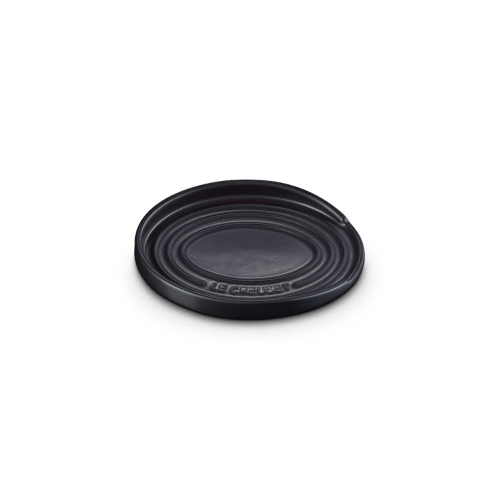 Le Creuset Stoneware Oval Spoon Rest In Satin Black