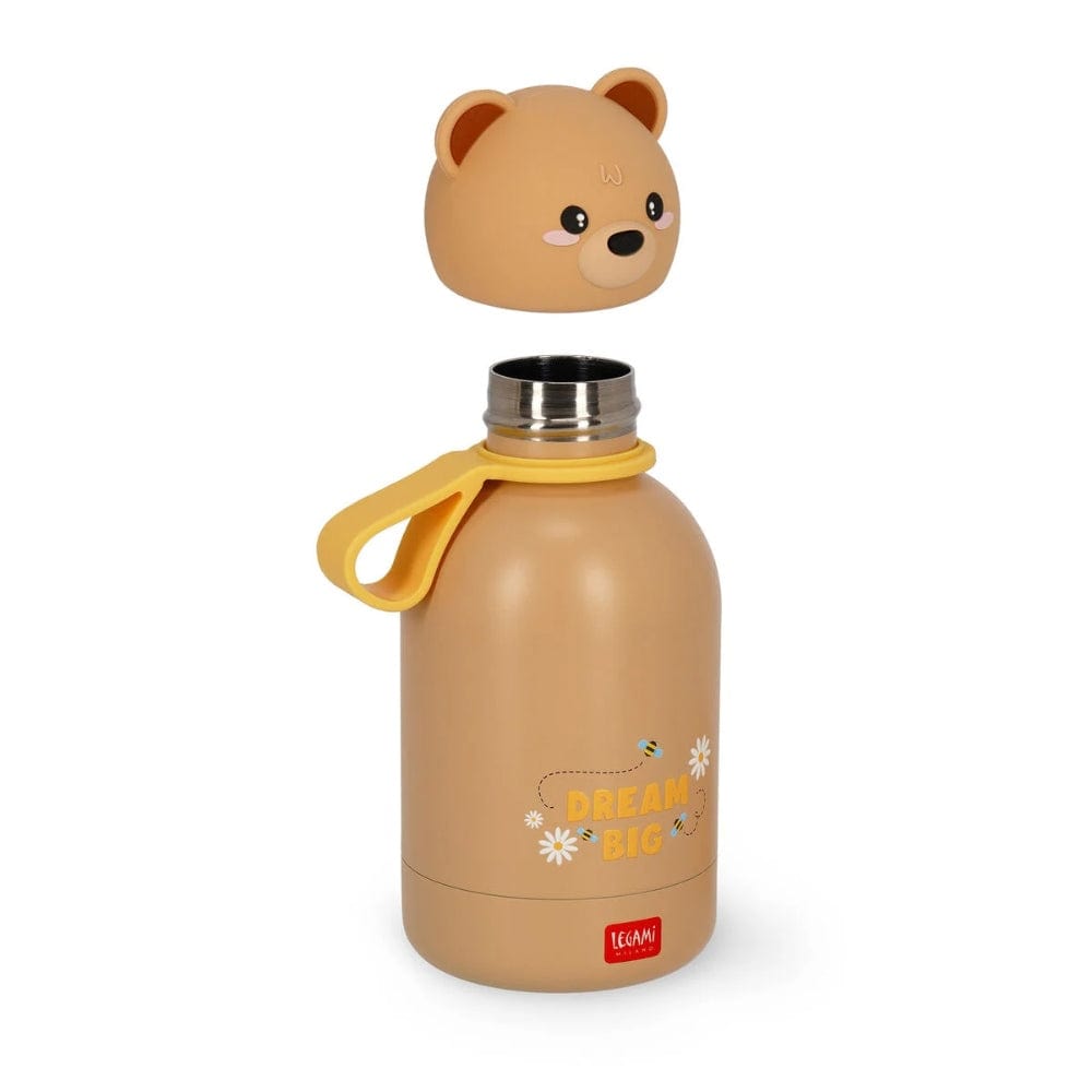 Legami Vacuum Bottle For Kids Hot&Cold BFF - Teddy Bear