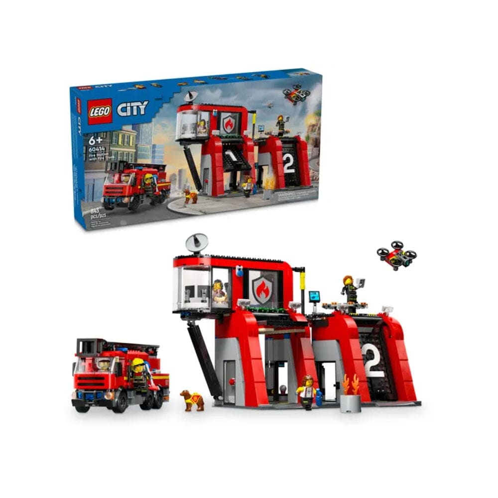 LEGO City Fire Station with Fire Truck
