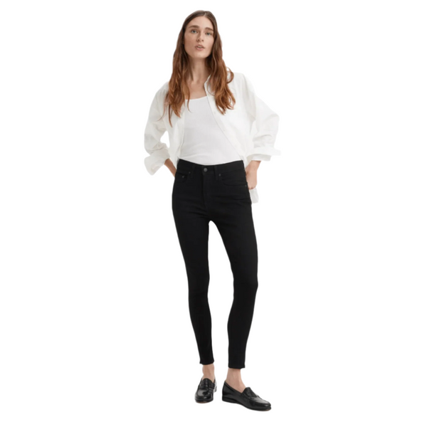 Levi s 724 High Rise Straight Jeans 30 Length in Black