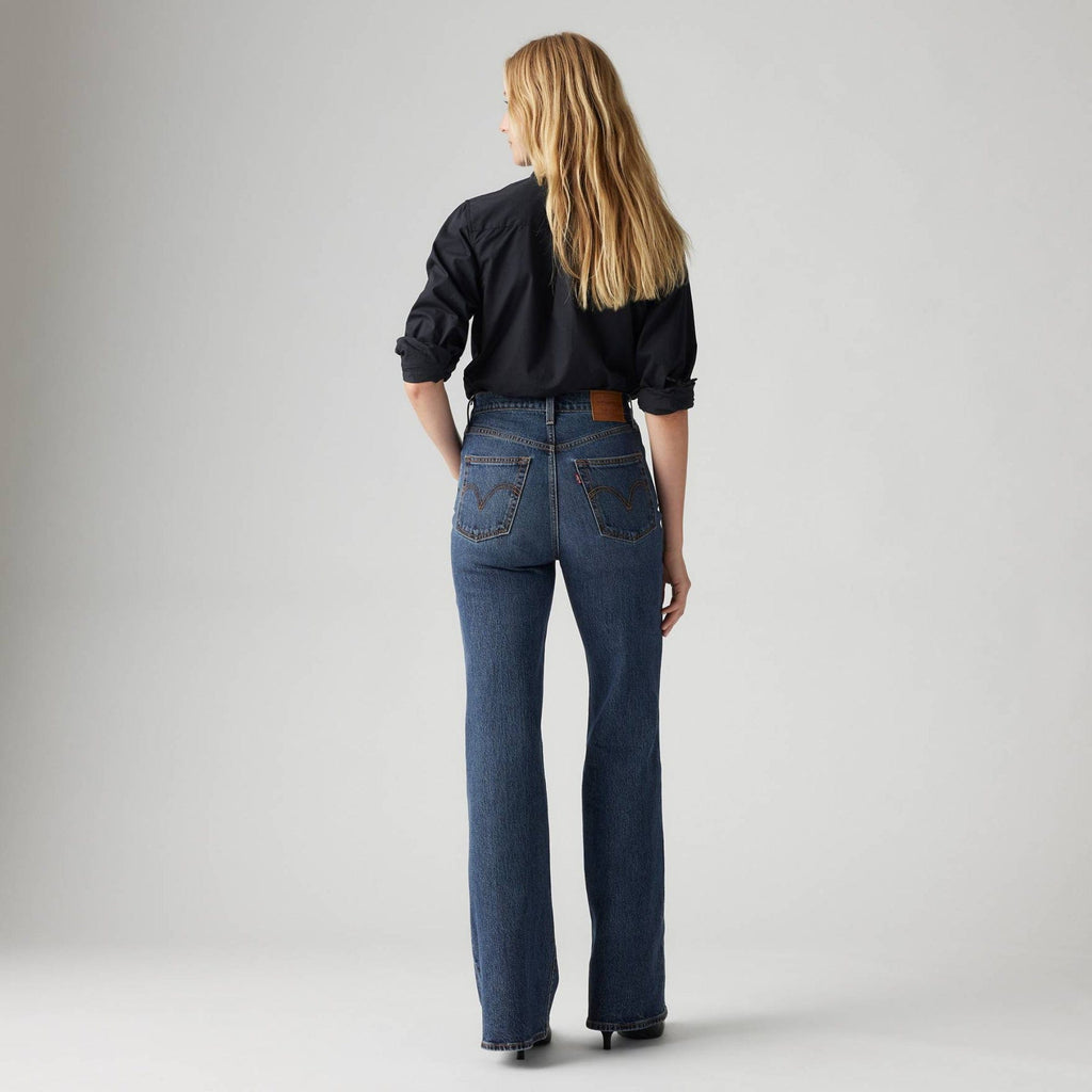 Levi's Ribcage Bell Jeans Romantic Story In Blue